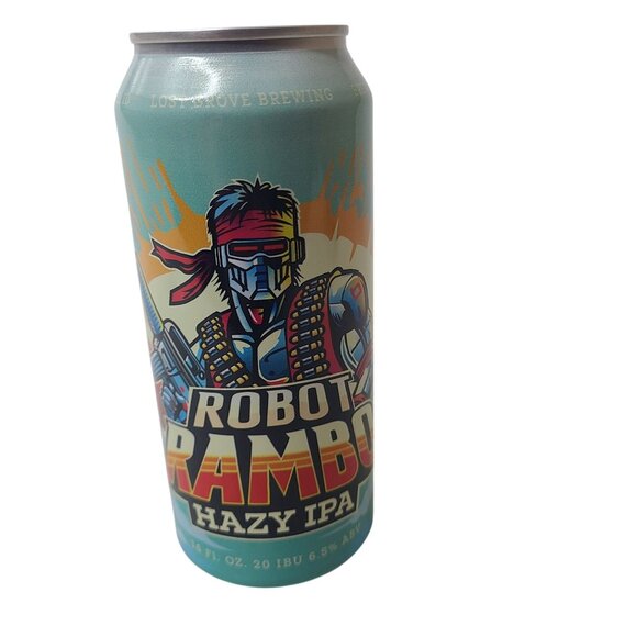 Lost Grove Brewing | Accents | Robot Rambo Hazy Ipa Lost Grove Brewing ...